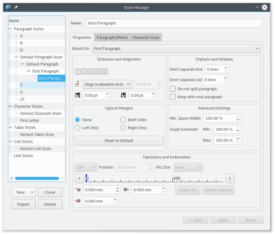 Layout According to Scribus (II): Using Styles to Improve your Workflow ...